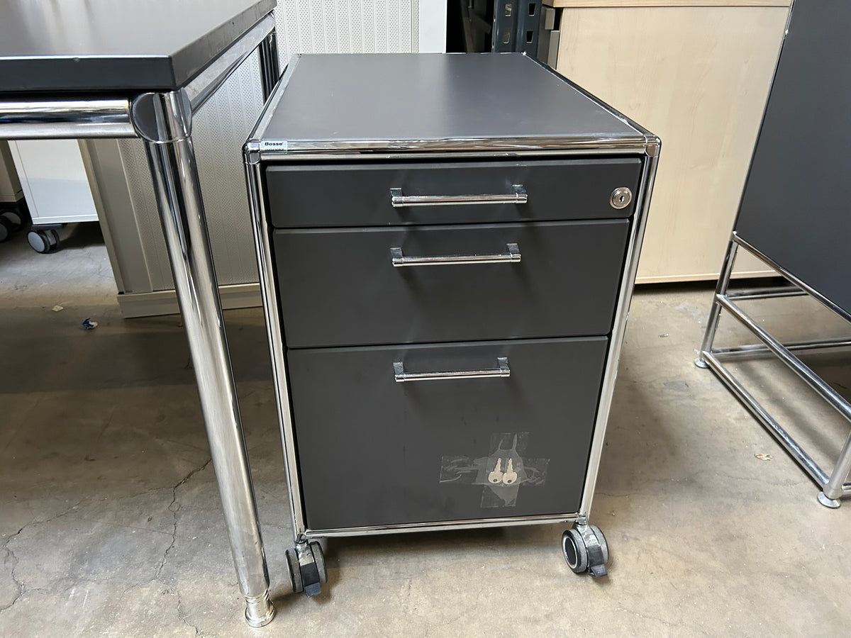 Bosse Modul Space Rollcontainer Schwarz – Büromöbel Simon